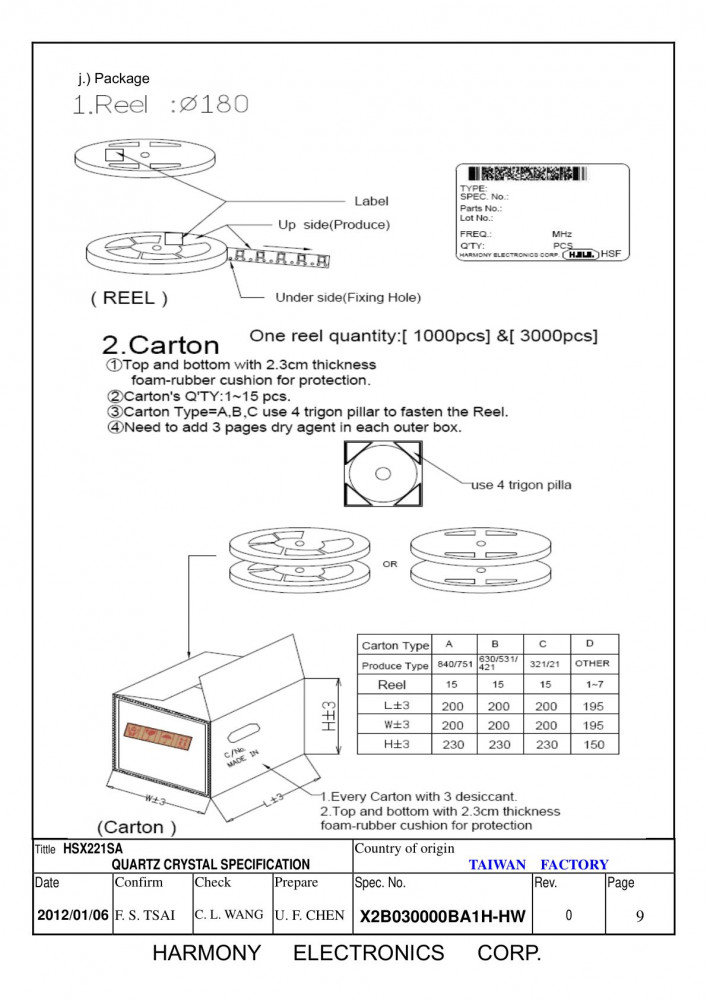 X2B030000BA1H-HW specification page 9