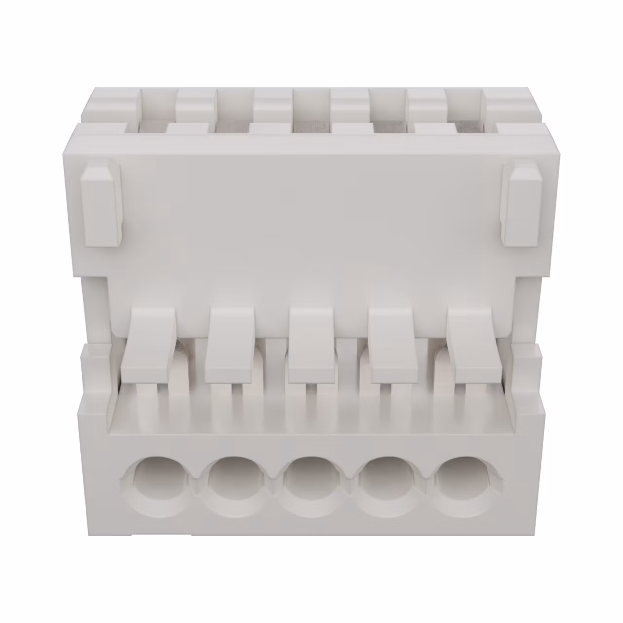 Appli-Mate RAST 2.5 IDT Housing, 2.50mm Pitch, Direct/Indirect, Female, 5 Circuits, Position Keys B, C, D and E Removed for sale