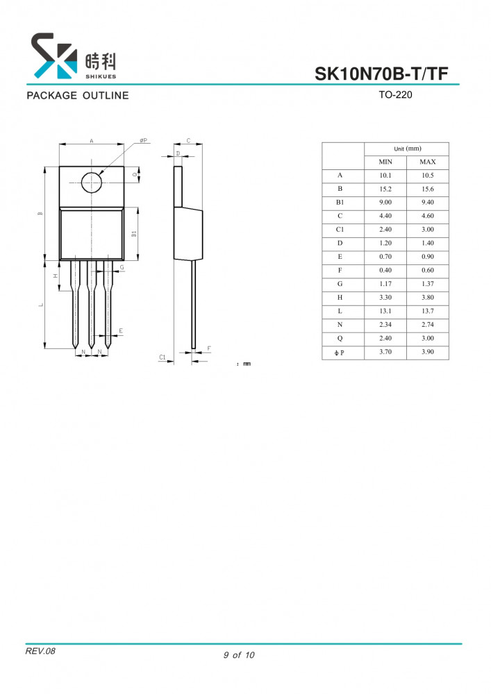 SK10N70B-TF datasheet page 9