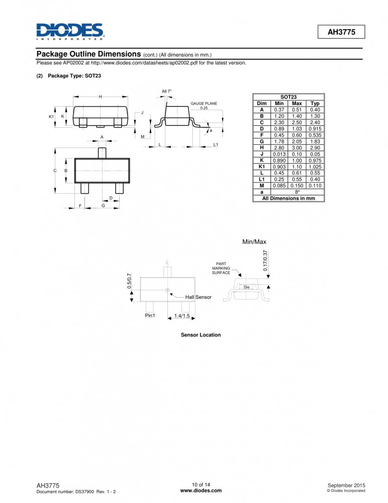 AH3775 datasheet page 10