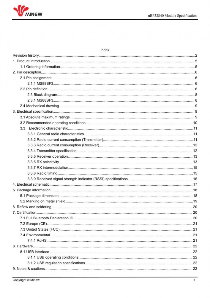 MS88SF3 datasheet page 3
