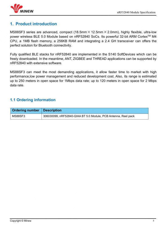 MS88SF3 datasheet page 5
