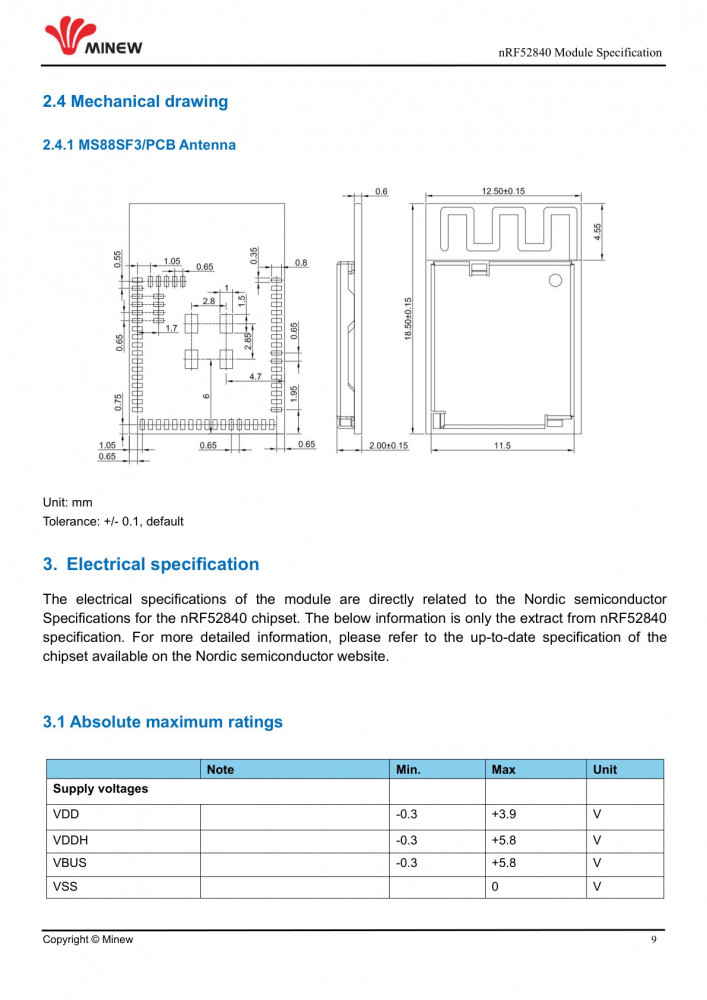 MS88SF3 datasheet page 9