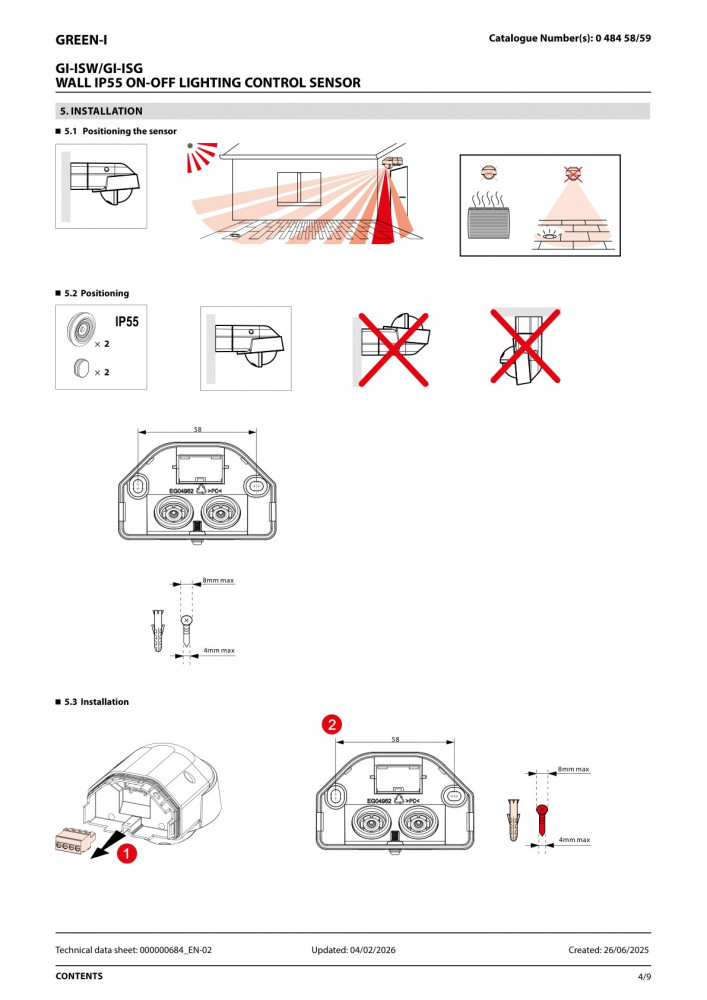 Legrand 048458 technical document, page 4