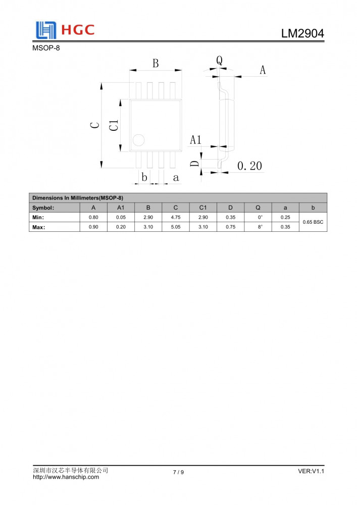 LM2904DRG datasheet page 7