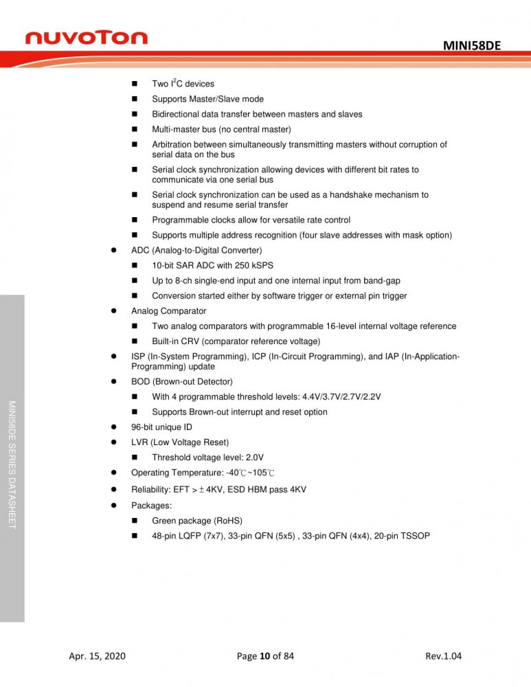 HL008 datasheet page 10