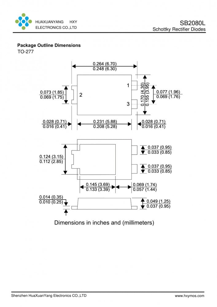 SB2080L datasheet page 3