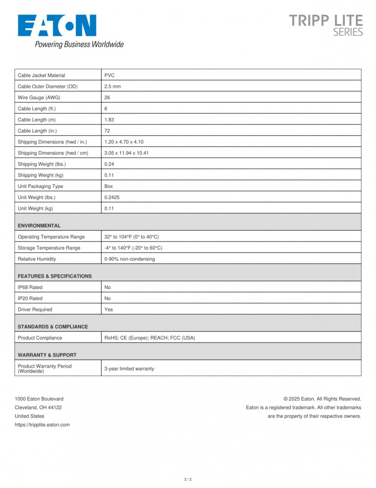 U209-006-RJ45-X product documentation page 2