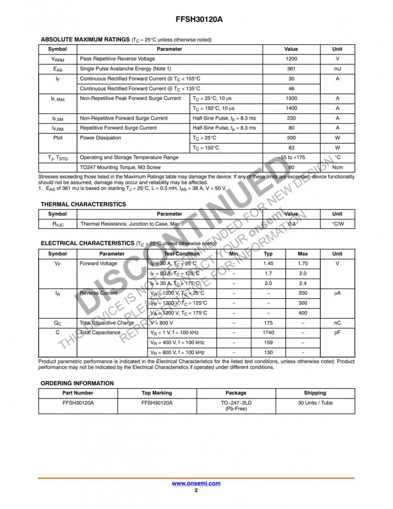 FFSH30120A document page 2