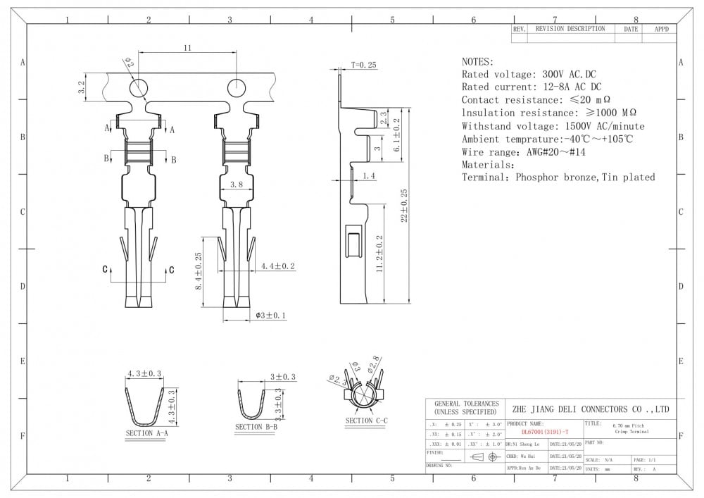 DLL 3191-T technical drawing page 4
