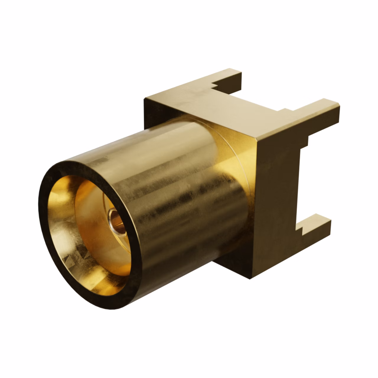 SMP-MAX Jack, Straight, Detent, PCB Receptacle, Through Hole, Signal Surface Mount, One Piece Per Bag, 50 Ohms for sale