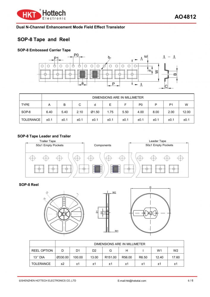 AO4812 datasheet page 6