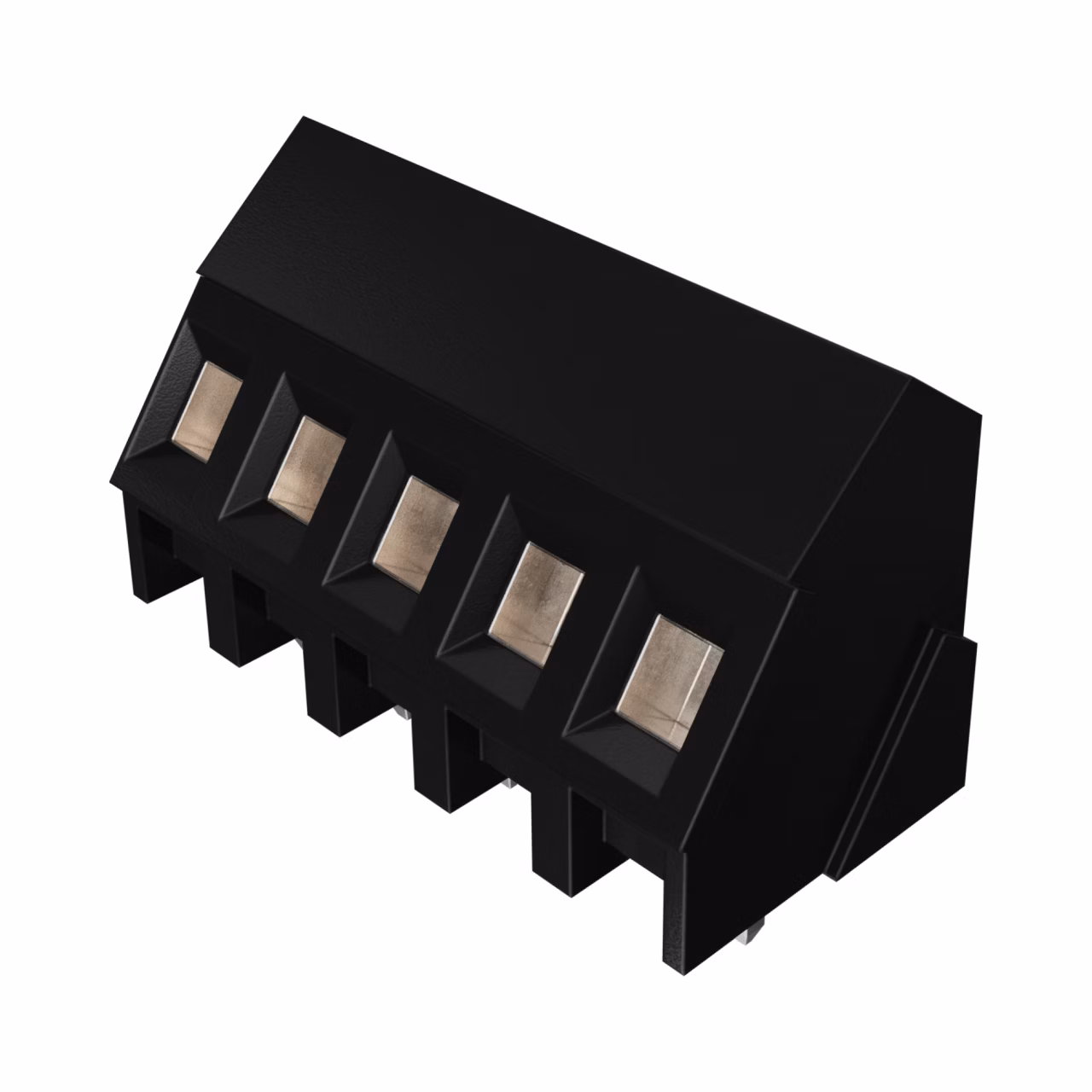 5.08mm Pitch Beau Eurostyle Low Profile, Fixed Block, 35° Wire Entry, Modular, 5 Circuits for sale
