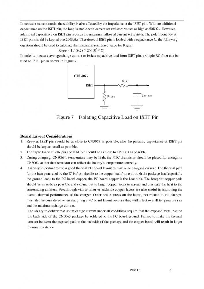 CN3063 datasheet page 10