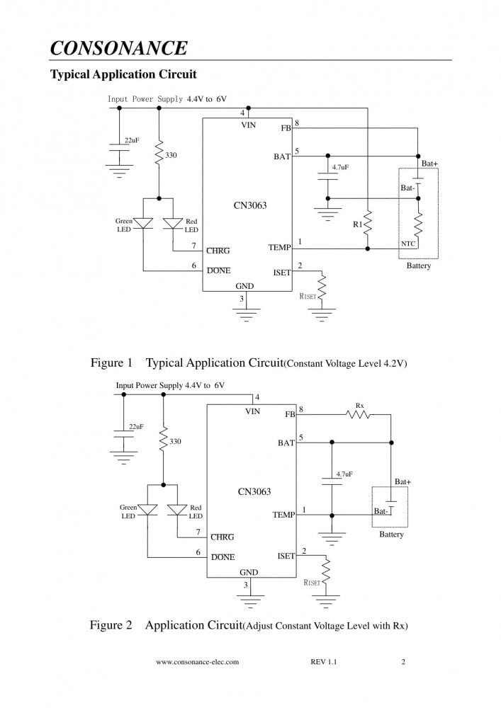 CN3063 datasheet page 2