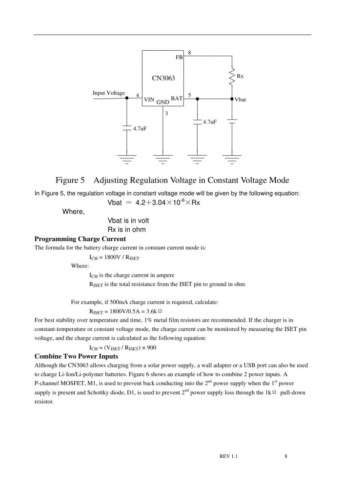 CN3063 datasheet page 8