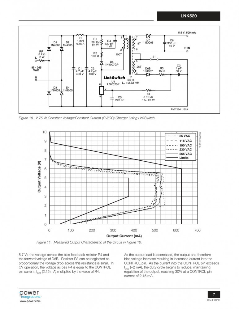 LNK520 technical document page 7