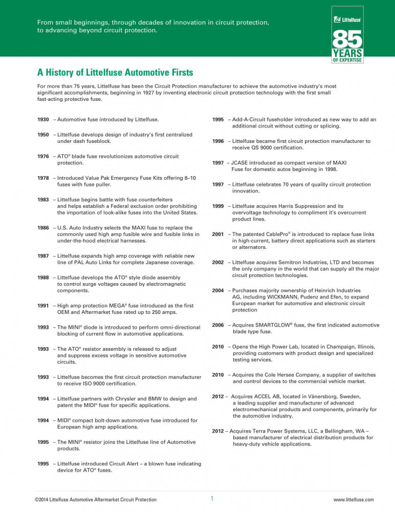 Littelfuse catalog page 3