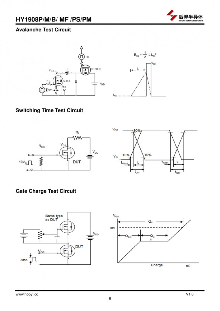 HY1908B datasheet page 6
