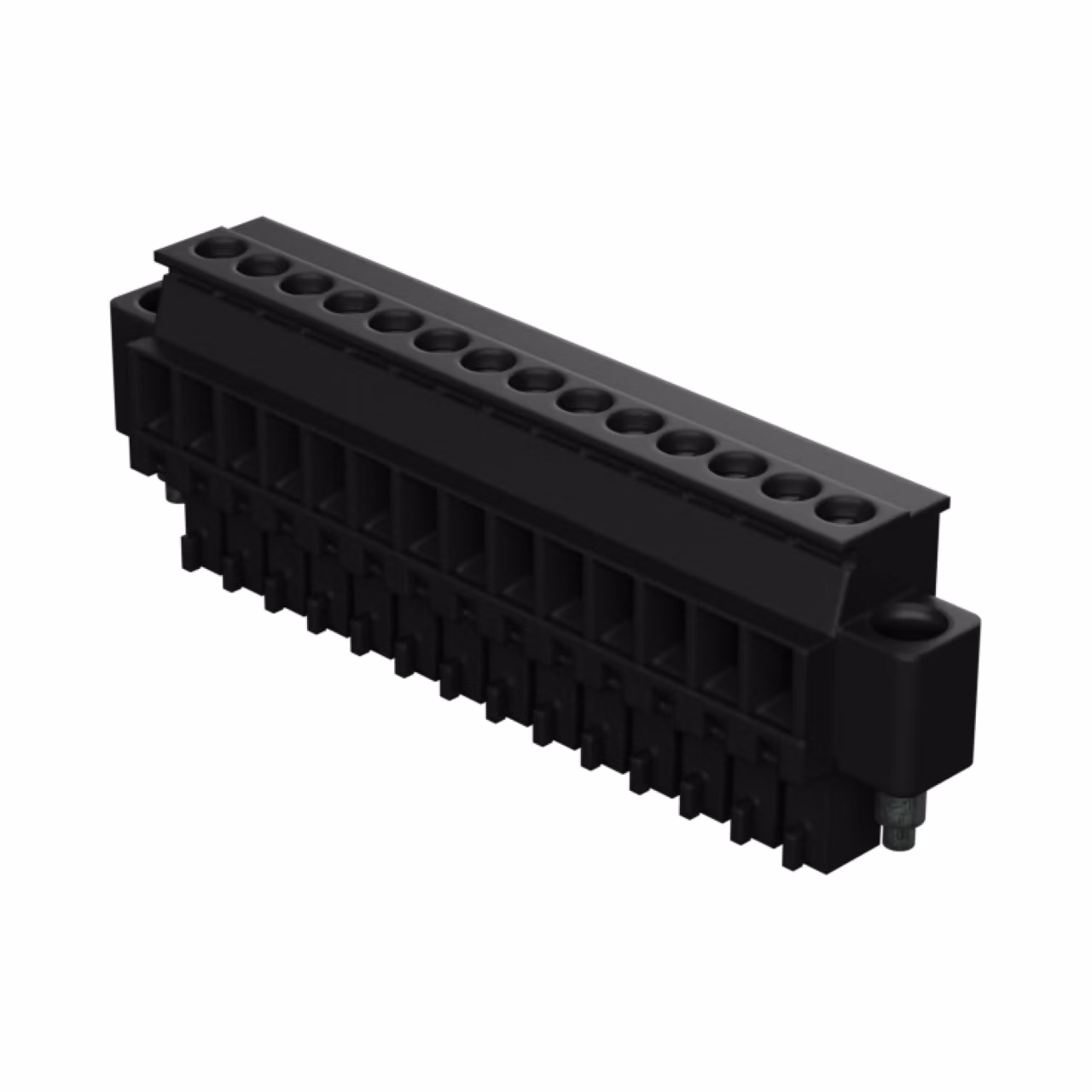 3.50mm Pitch Eurostyle Vertical Plug, with Retention Screws, Front Wire Entry, 14 Circuits for sale