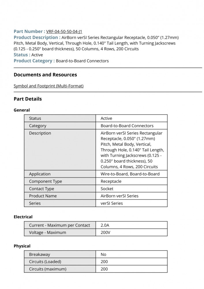 VRF-04-50-50-04-J1 technical document page 1