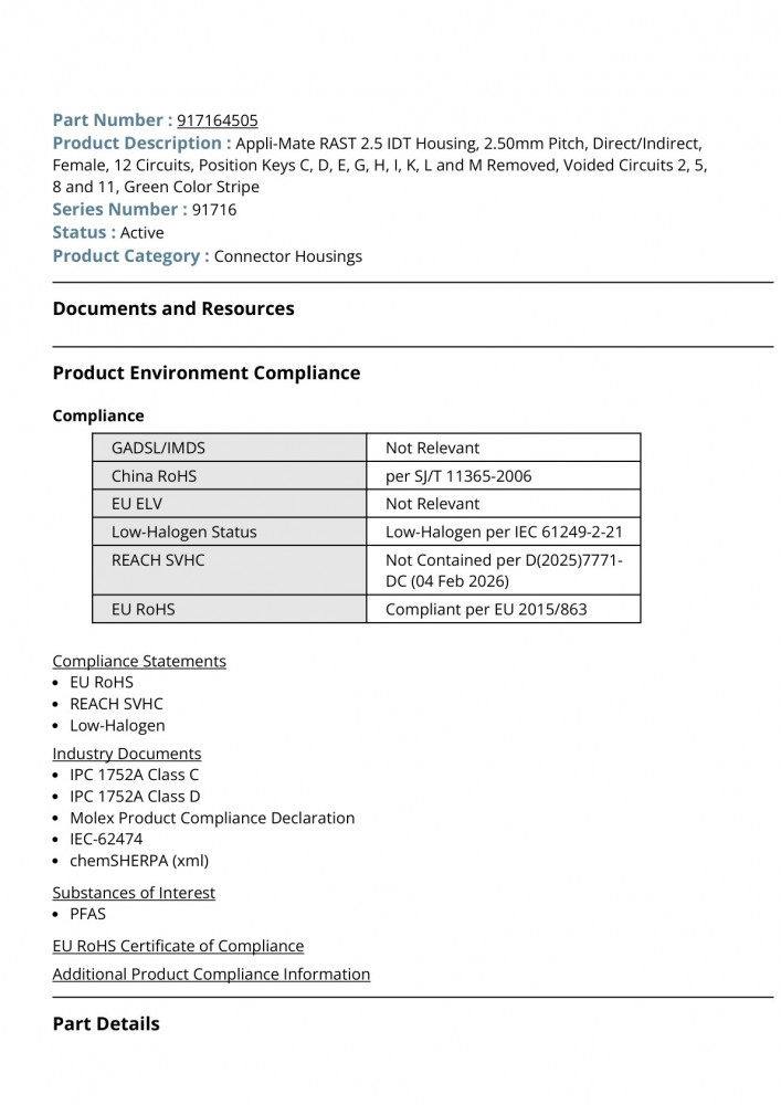 Product document page 1