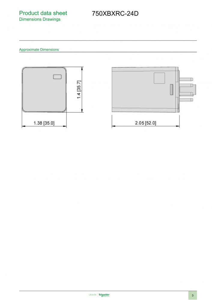 750XBXRC24D technical document page 3
