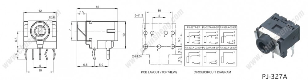 PJ-327A technical document image