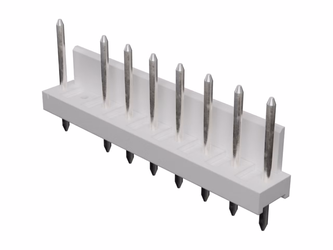 KK Header, Vertical, with Polarizing Backwall, 9 Circuits, Tin (Sn) Plating, Circuit 2 Voided for sale
