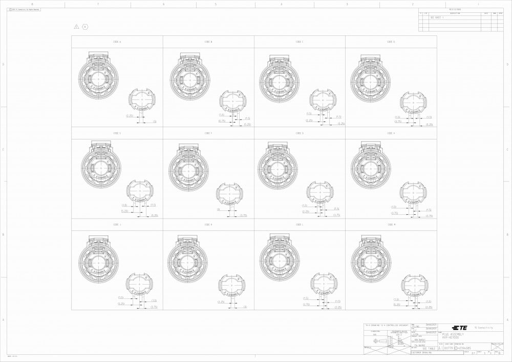 TE Connectivity 2394085-1 drawing page 3