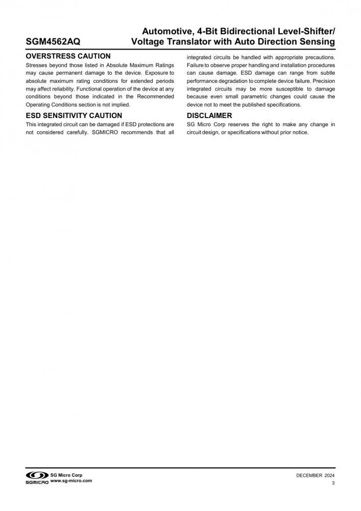 SGM4562AQ document page 3