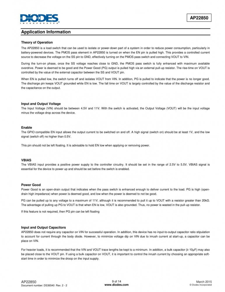 AP22850SH8-7 datasheet page 9