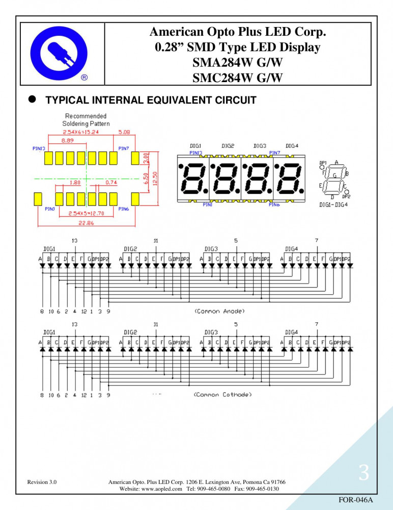 SMC284W technical document page 3