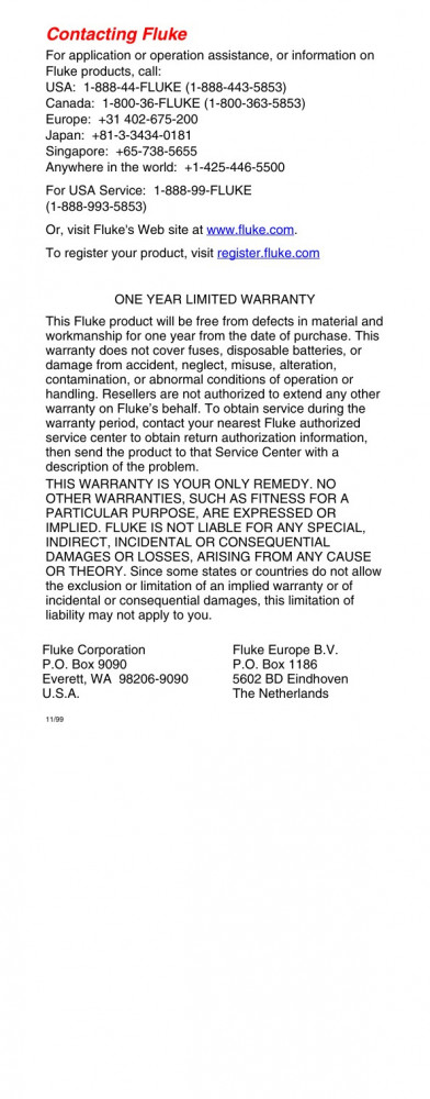 FLUKE 80PK-24 instruction sheet page 5