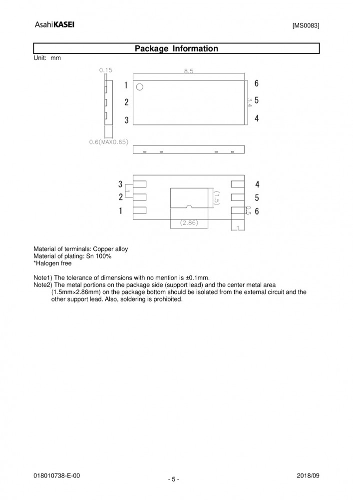 MS0083 datasheet page 5