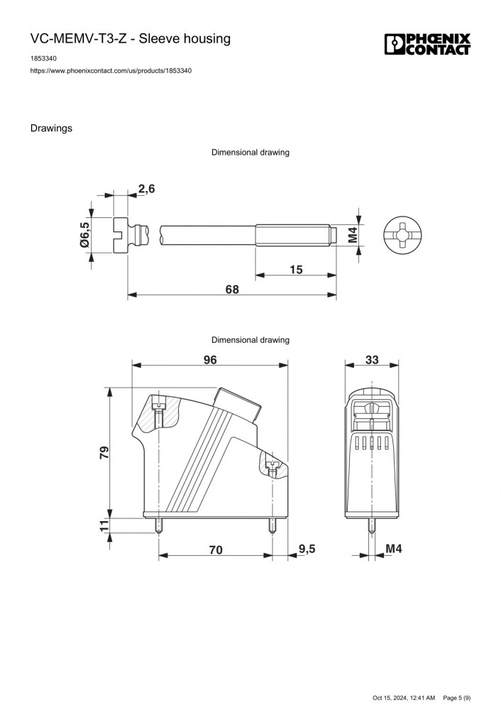 Phoenix Contact 1853340 technical document page 5