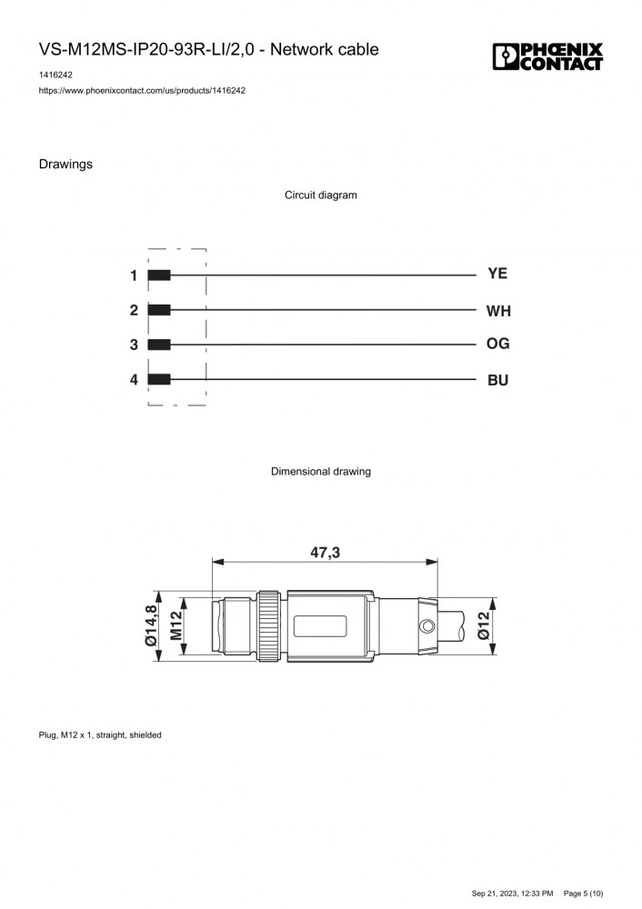 Phoenix Contact 1416242 documentation page 5