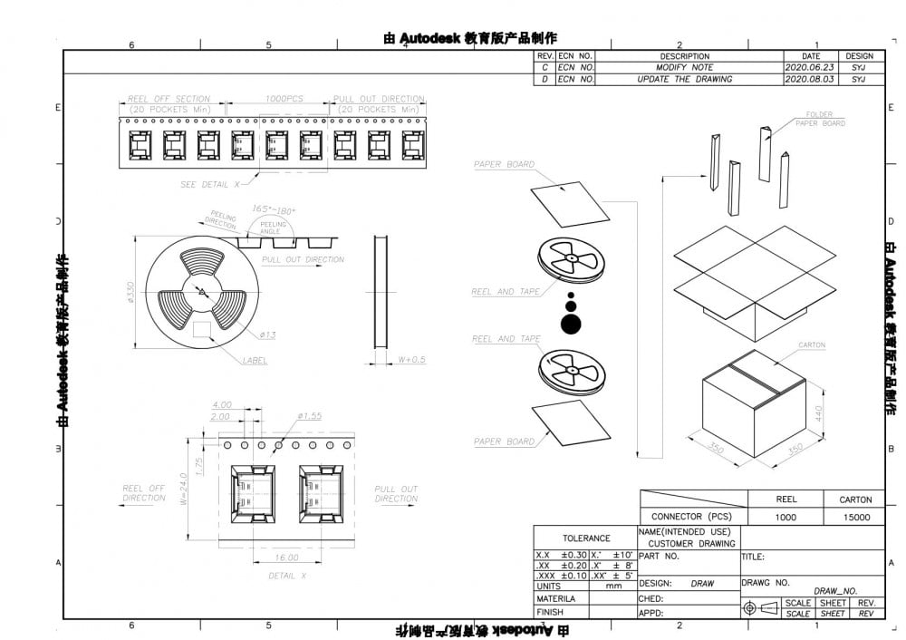 CAX TYPE-C-16P-BS-QCHT-3MD-7.35 drawing page 3