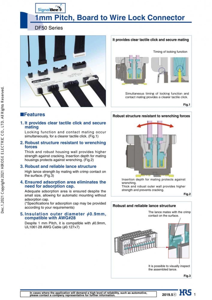 HRS DF50 documentation page 1