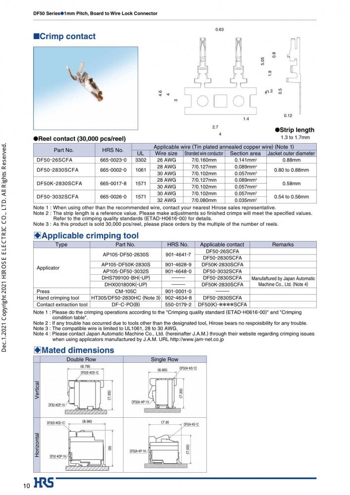 HRS DF50 documentation page 10