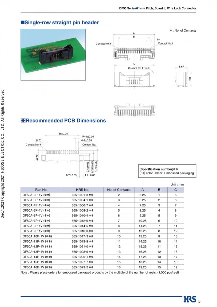HRS DF50 documentation page 5