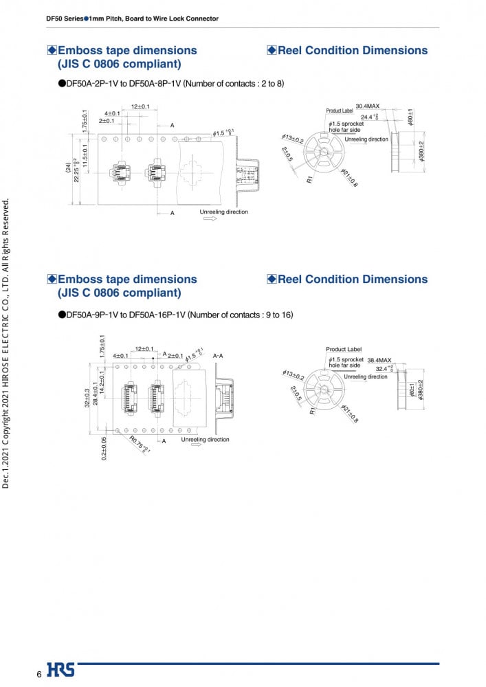 HRS DF50 documentation page 6