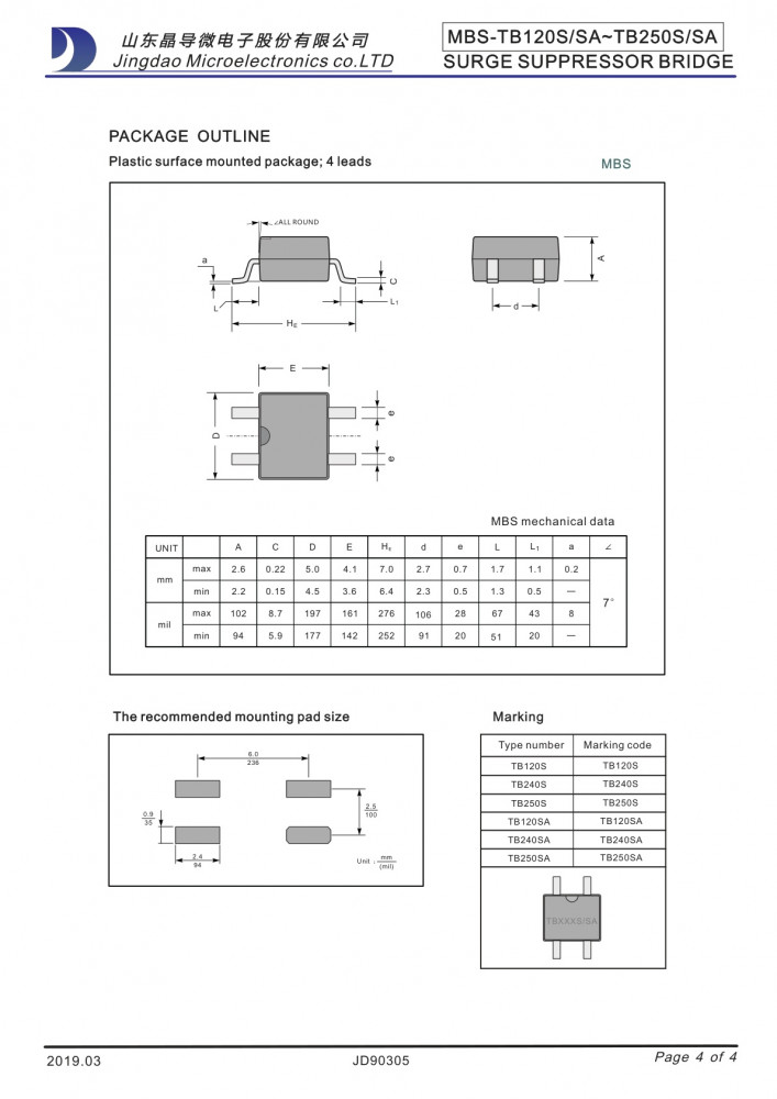 TB240SA datasheet page 4