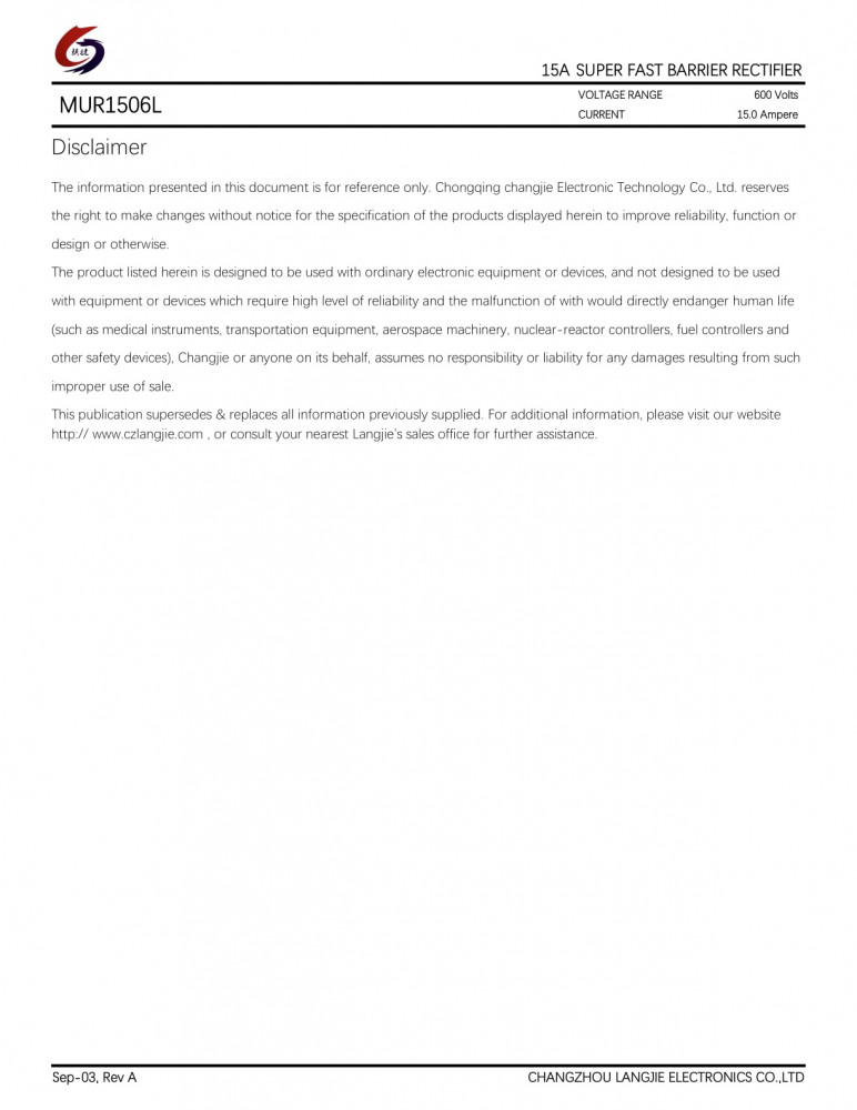 MUR1506L datasheet page 5