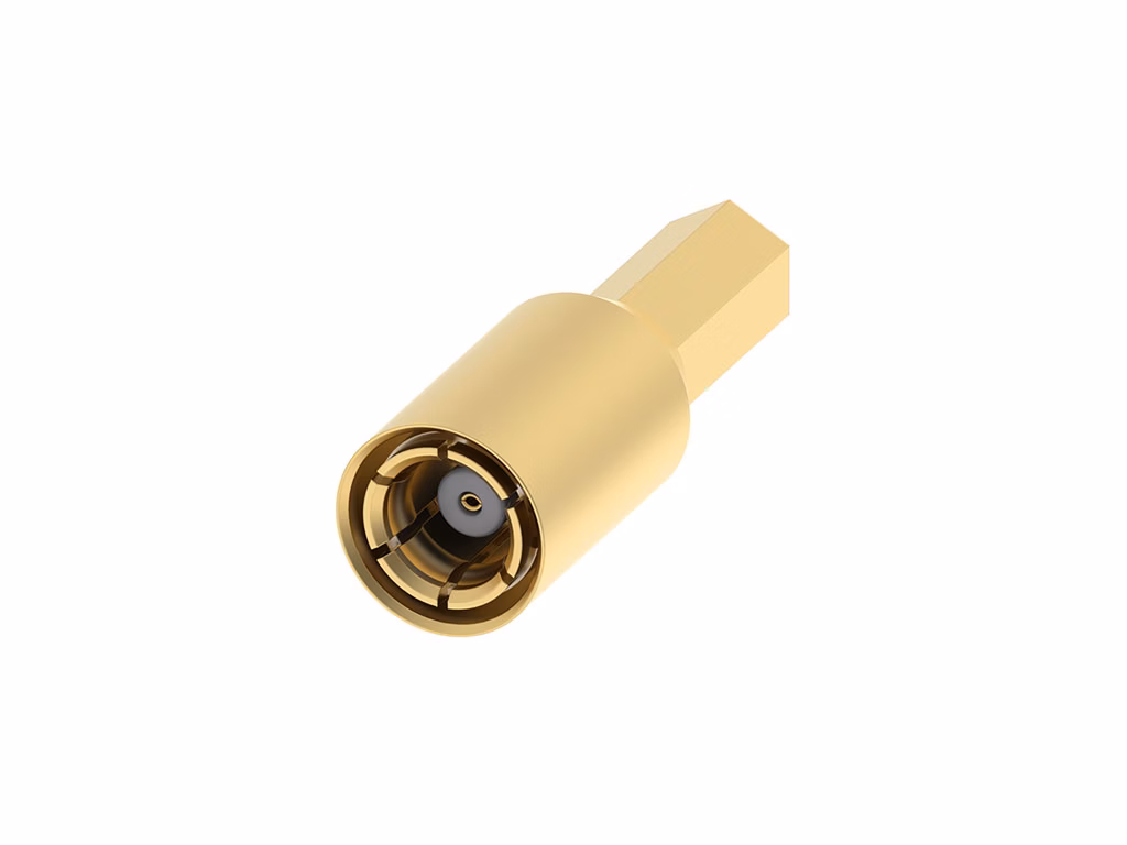SMP Jack-to-SMP Jack Adapter, Straight, 28.73mm Length, One Piece Per Bag, 50 Ohms