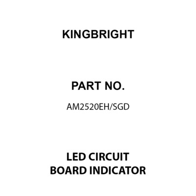 Kingbright AM2520EF/4SGD