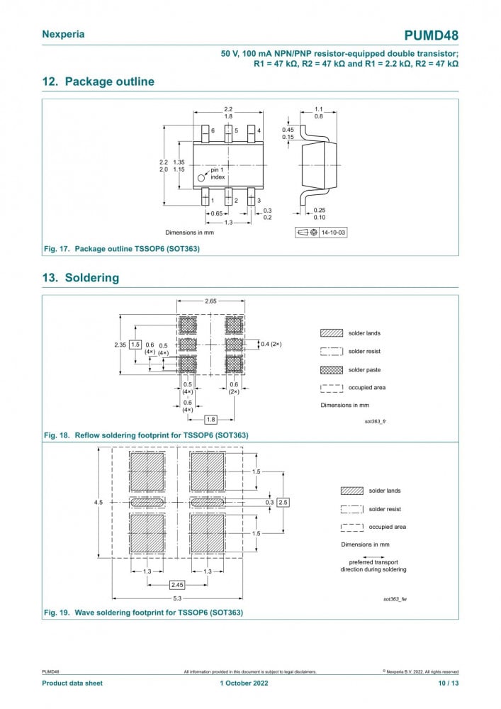 PUMD48 datasheet page 10
