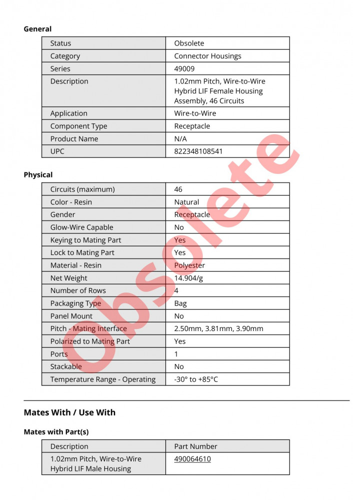 MOLEX 490094610 product document page 2