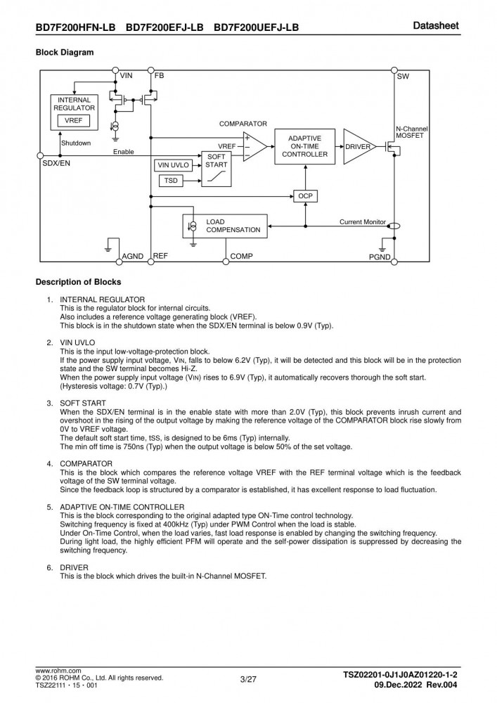 BD7F200HFN-LB datasheet page 3