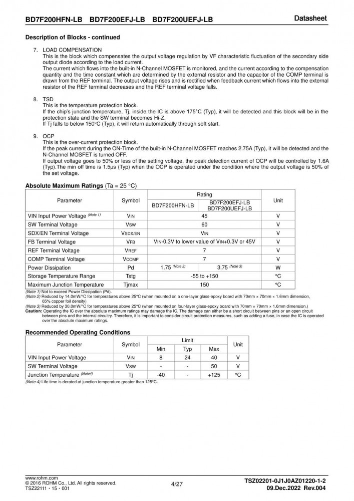BD7F200HFN-LB datasheet page 4